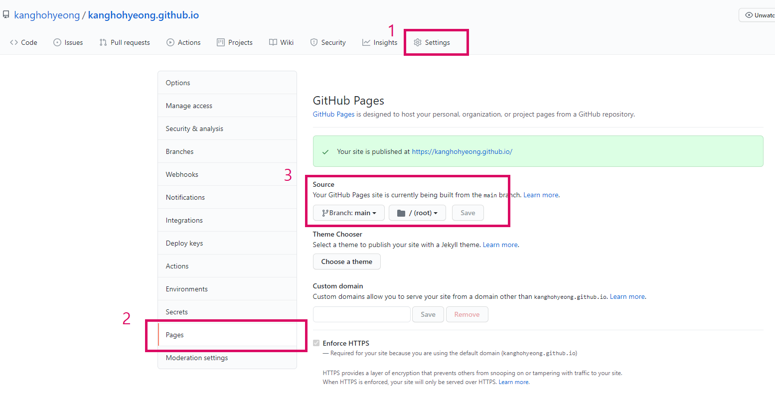 깃허브 블로그 만들기(feat.공식문서) | 호불호 개발일지